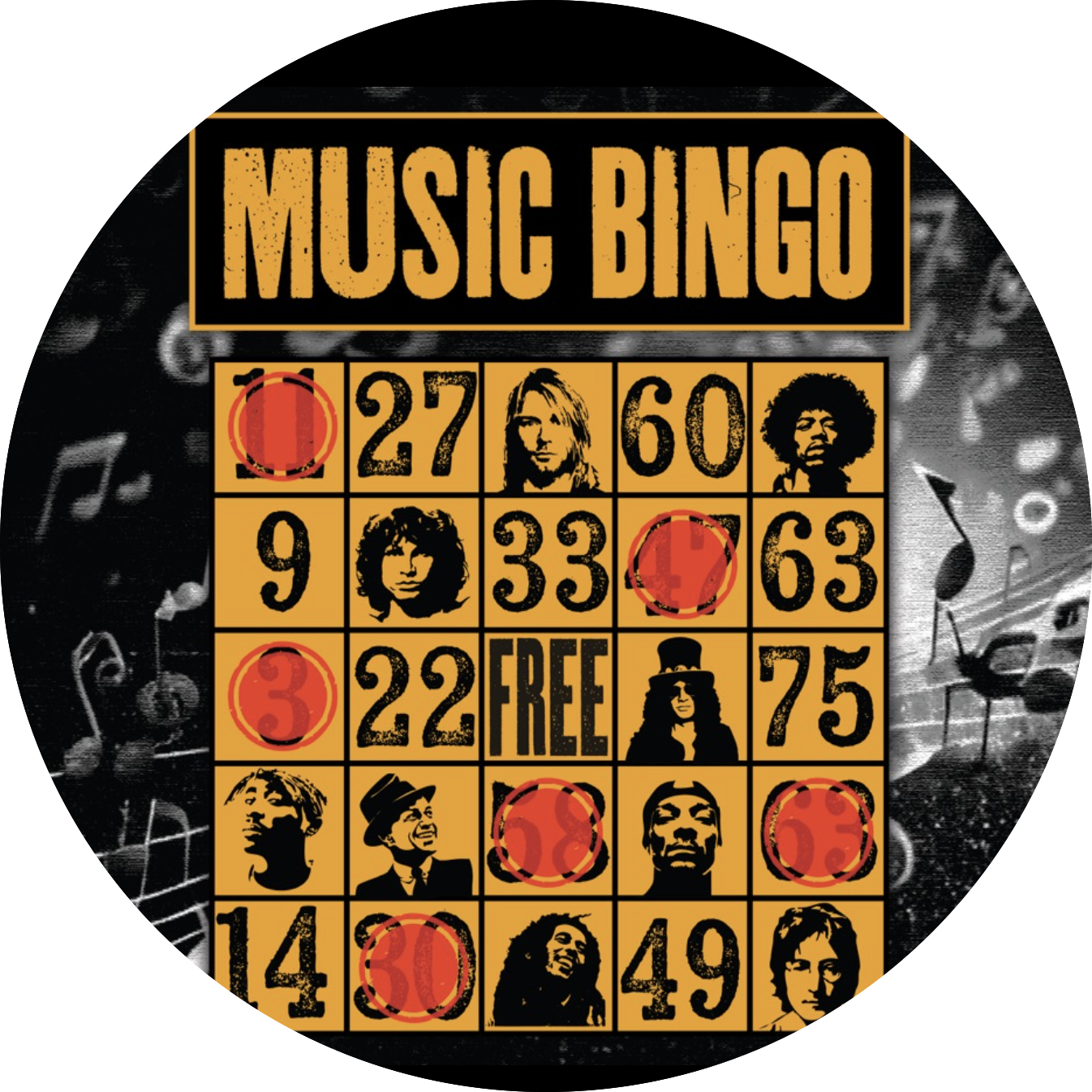 MUSIC BINGO - Iron Smoke Distillery